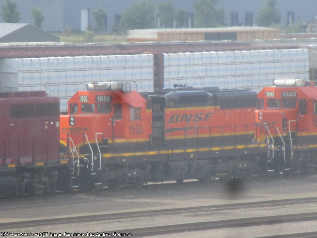 BNSF 1550 at the Yard